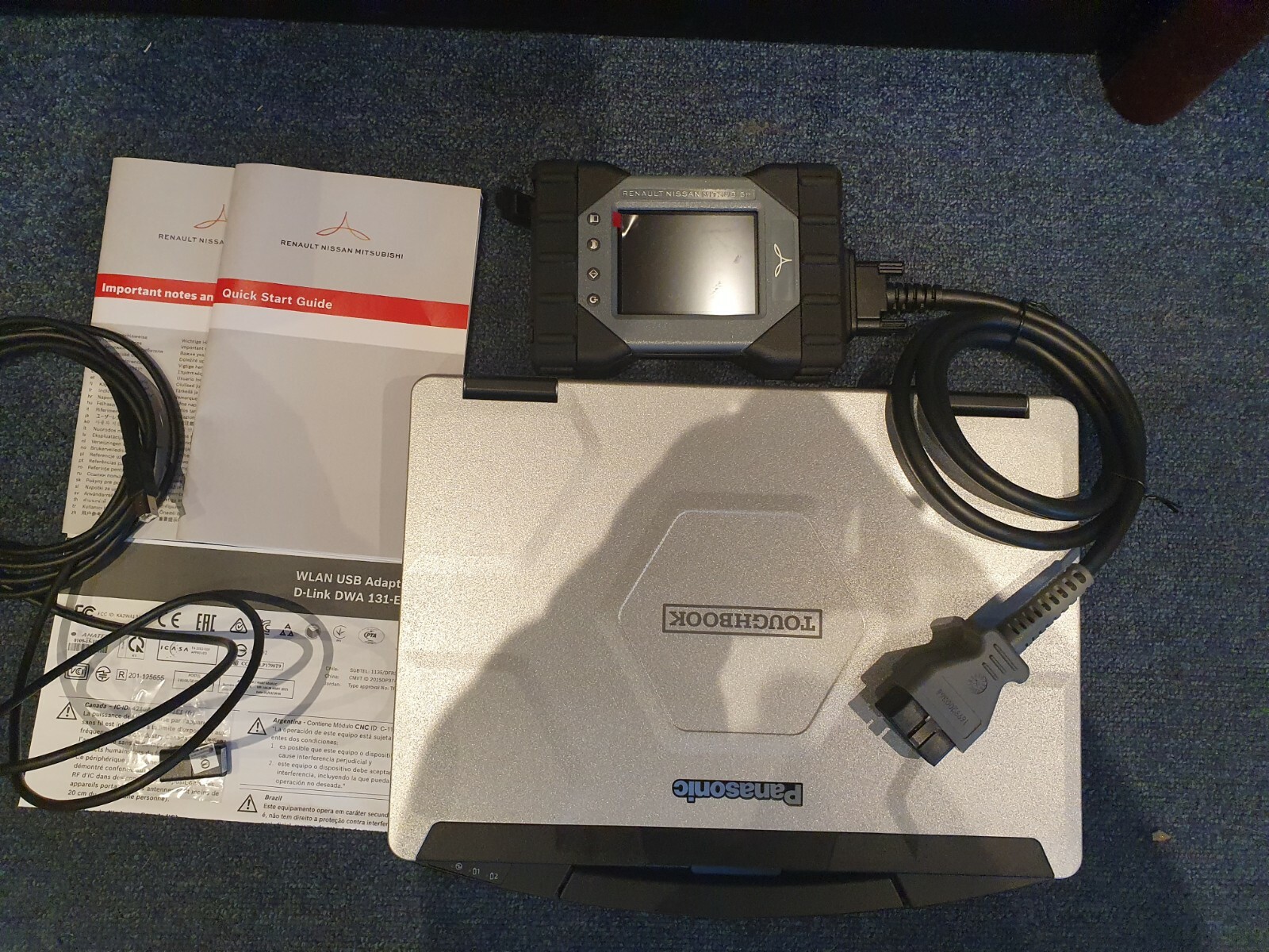 RENAULT NISSAN NEW BOSCH ORIGINAL VCI DIAGNOSTIC KIT LATEST CONSULT 4 ...