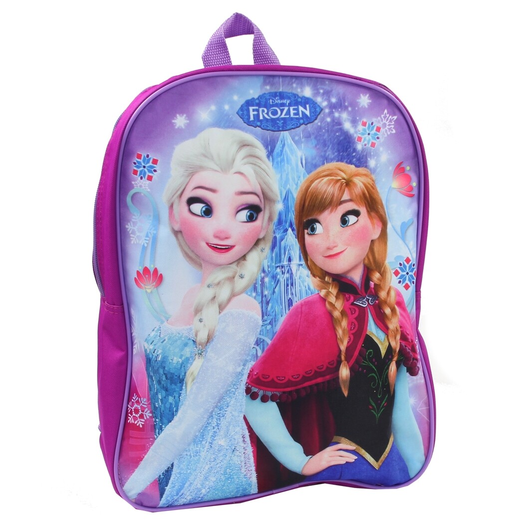 Frozen Elsa Anna Girls School Backpack Lunch box Book Bag Kids Toddler ...