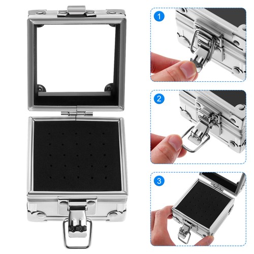 Nail Art Head Grinding Box Polishing Case Drill Holder Storage Container Bit | eBay