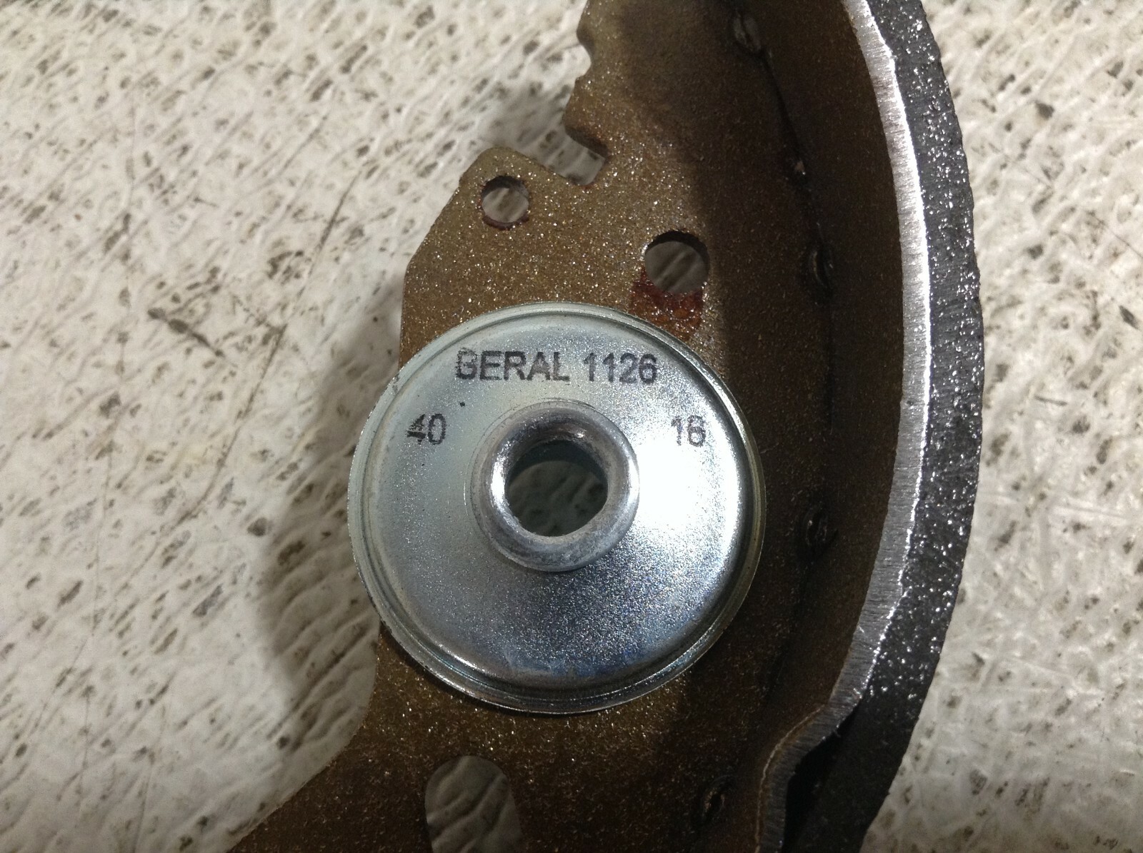 EZGO 700521 Beral 1126 Right Brake Shoe New (TSC) | eBay