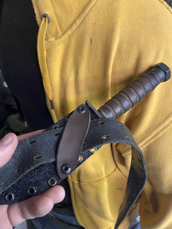 Ontario Knife USAF AIR FORCE Pilots Survival Knife 45 Crossdraw Belt ...