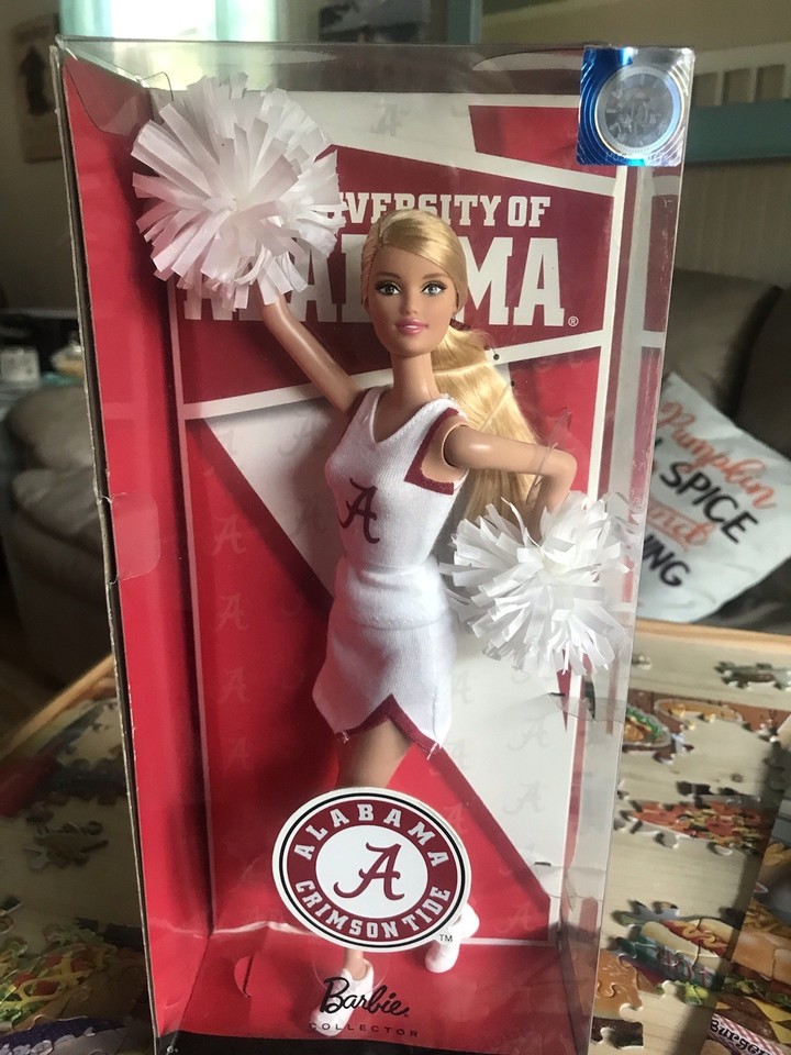 Alabama Crimson Tide Barbie Cheerleader | eBay