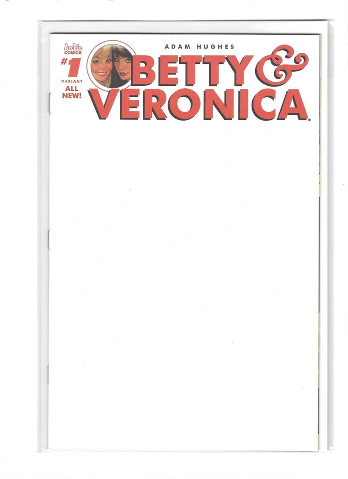 Archie Comics Blank Sketch covers | eBay
