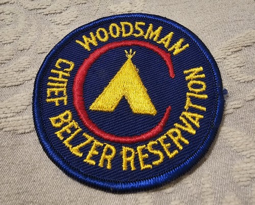 VTG 1950s CHIEF BELZER RESERVATION Boy Scout Firecrafter Woodsman Camp ...