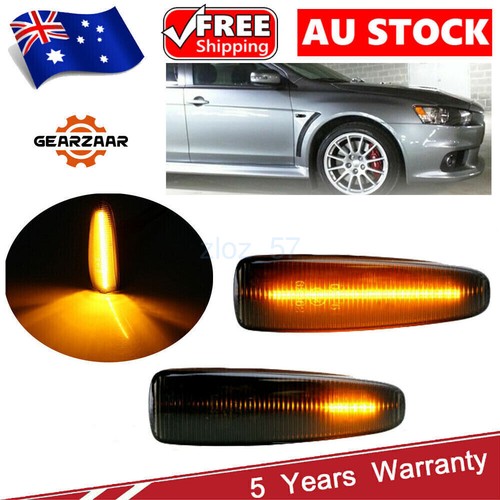 Mitsubishi Sequential Side Indicators Triton MR MQ Lancer evolution X ...