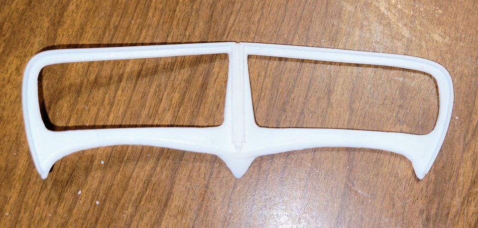 1/8 resin Duvall windshield Lindberg Monogram Revell Hot Rat Rod 1/8th ...