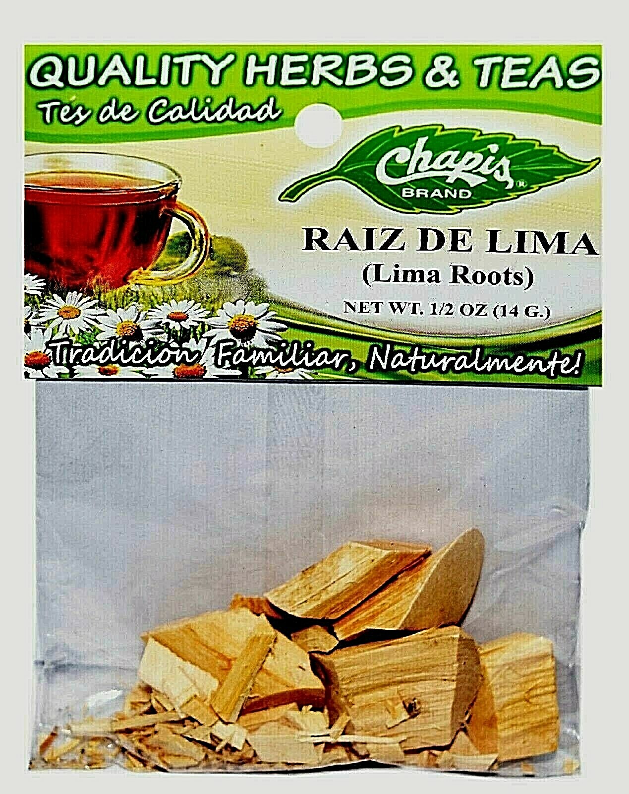 CHAPIS HIERBAS HERBS RAIZ DE LIMA Net Wt. 1/2 oz. (14 g) 3, 6, 12 Packs ...