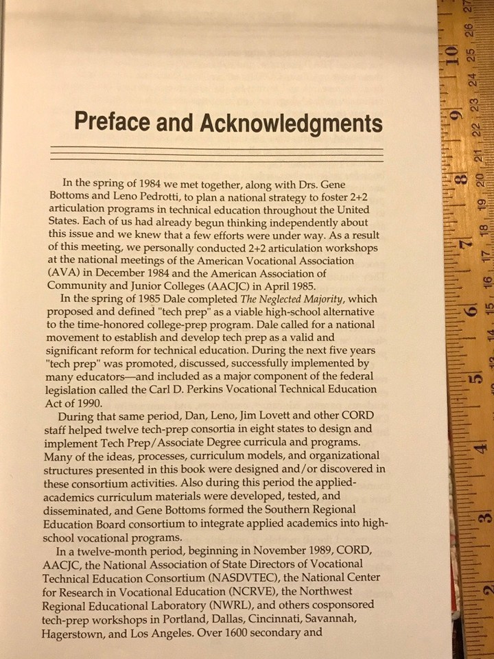 Dan Hull 1991 Tech Prep Associate Degree TPAD Win-win Experience ...