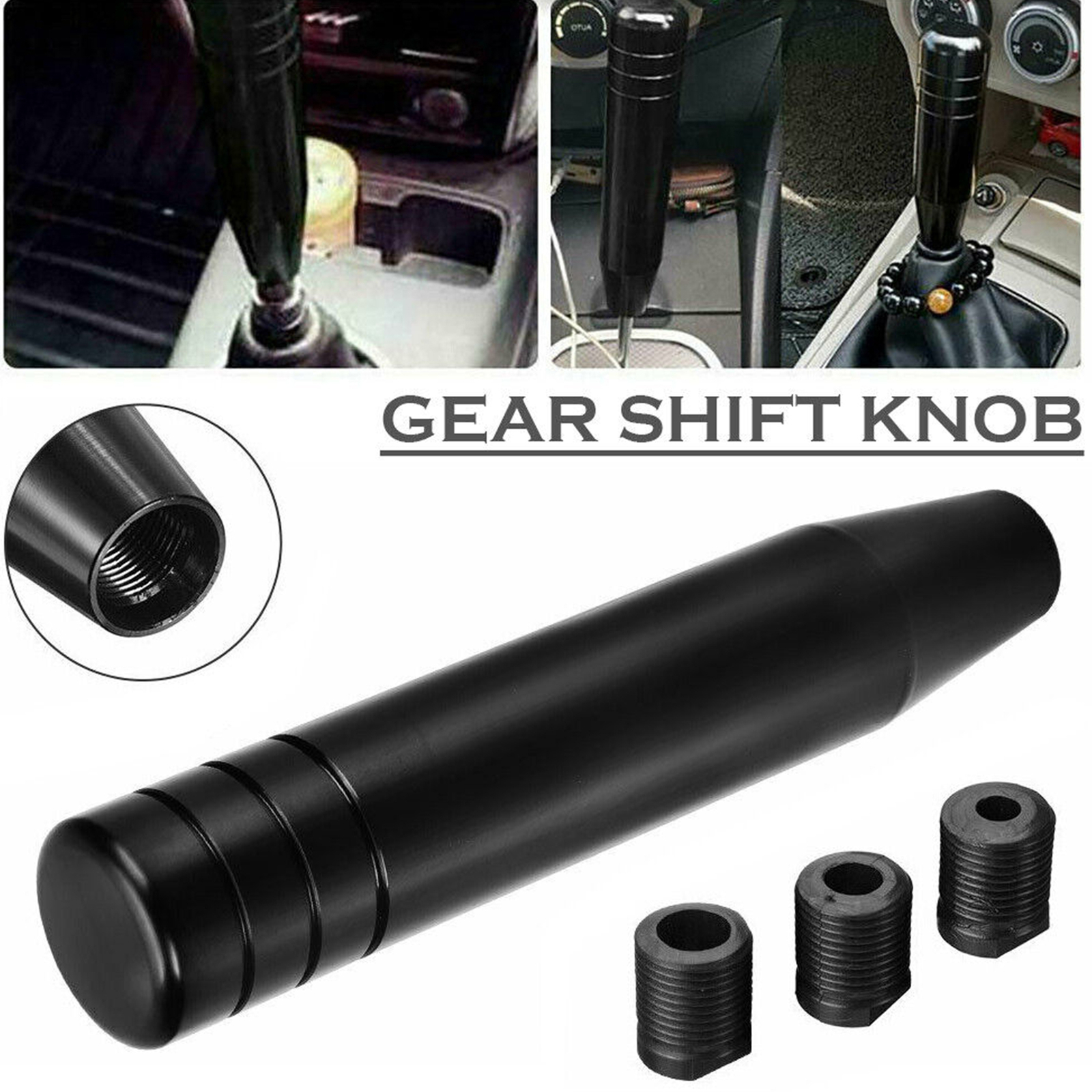 Manual Aluminum Car Gear Knob Long Stick Shifter Shift LeverFor ...