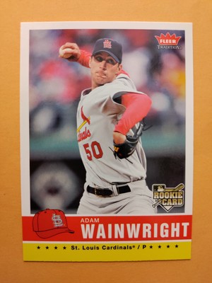 2006 Fleer Tradition Adam Wainwright #48 ROOKIE CARD St. Louis ...