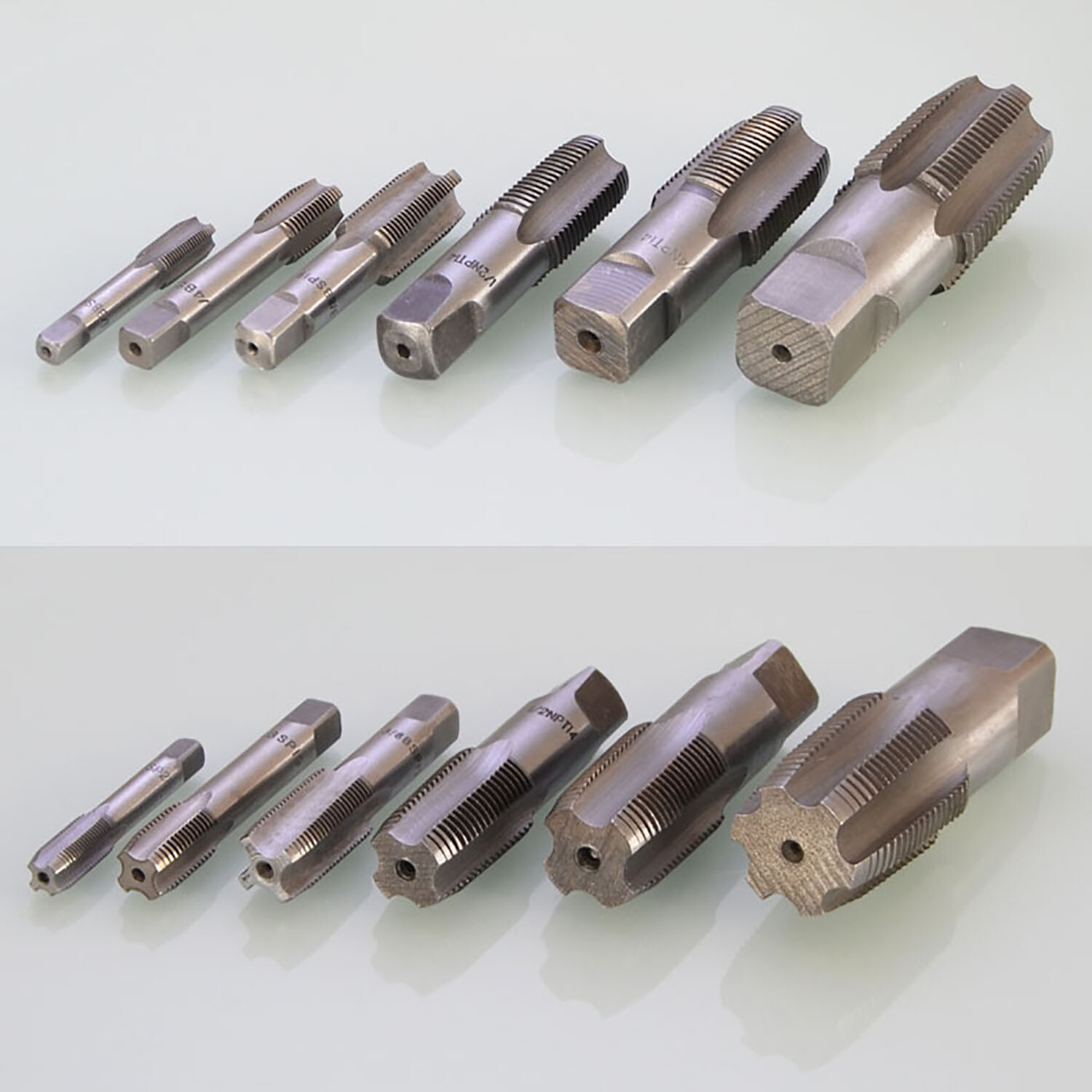 HSS Taper BSP Pipe Thread Tap Set for Wire Tapping Teeth Straigh Tap ...