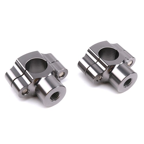 Titanium Handlebar Risers Adapter Mount Clamps For Motorcycle 7/8in ...