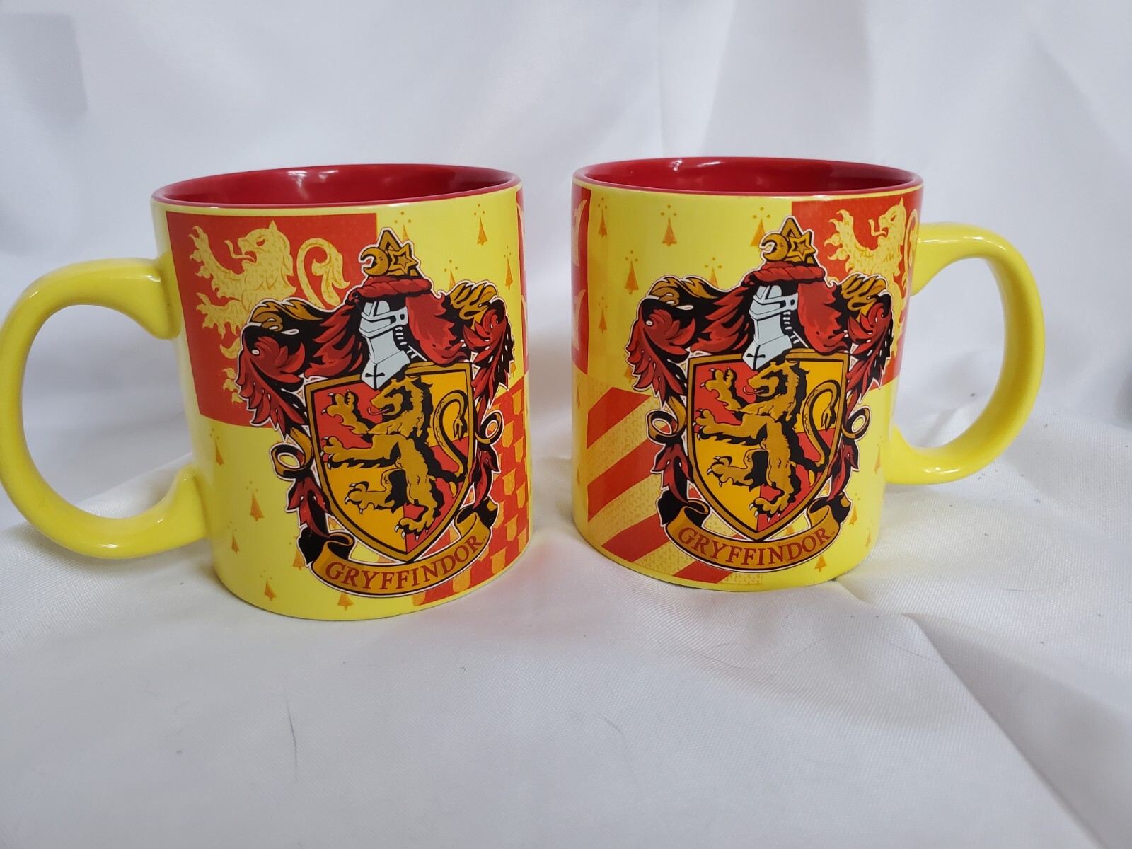 Harry Potter Gryffindor Mug Set of 2 20oz Ceramic Mugs with Hogwarts ...