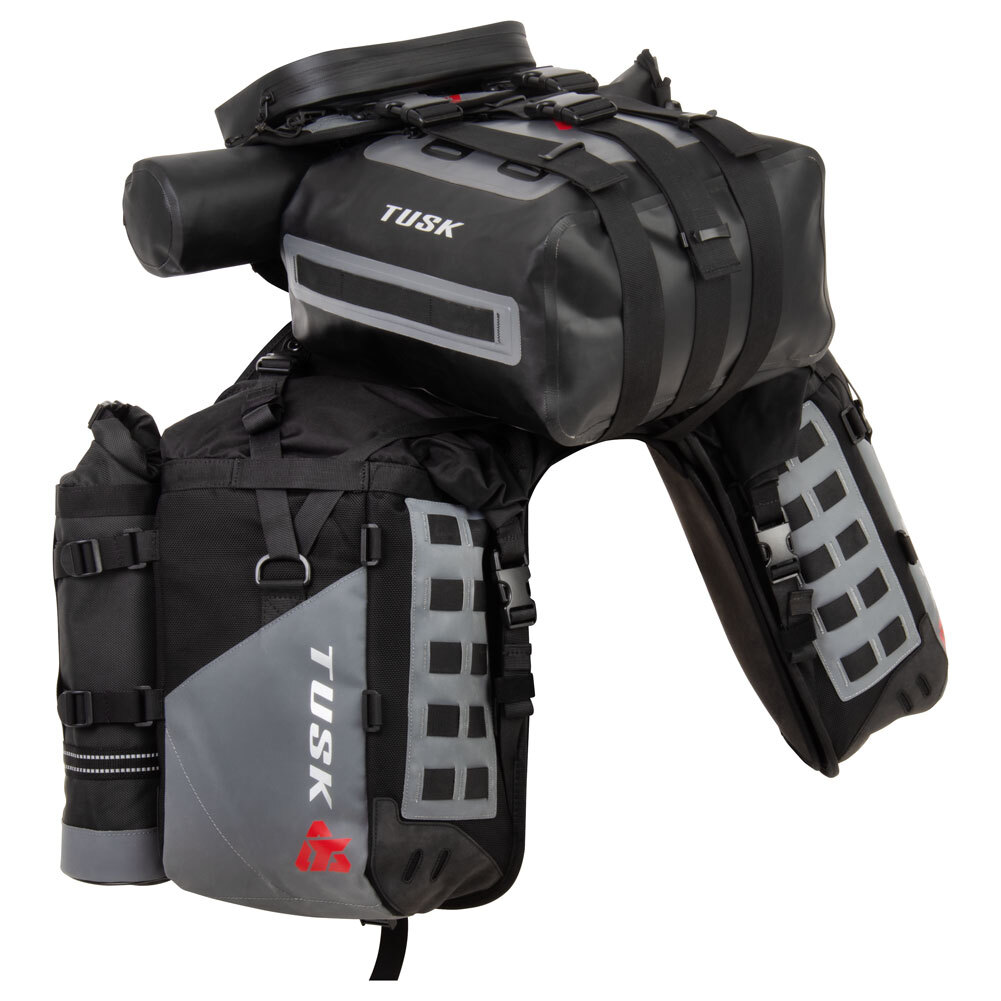 Tusk Highland X2 Rackless Luggage System For KAWASAKI KLX230S ABS 2022 ...