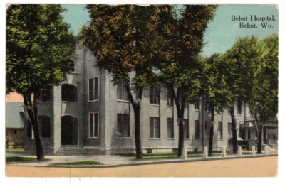 c1910 Postcard: Beloit Hospital, Beloit, Wisconsin | eBay