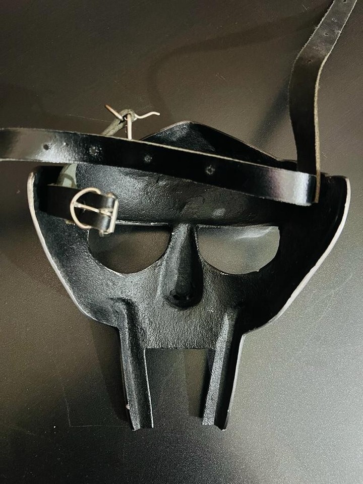 MF DOOM Mask Mad-villain Mild Steel Face Armour Medieval Face Halloween ...