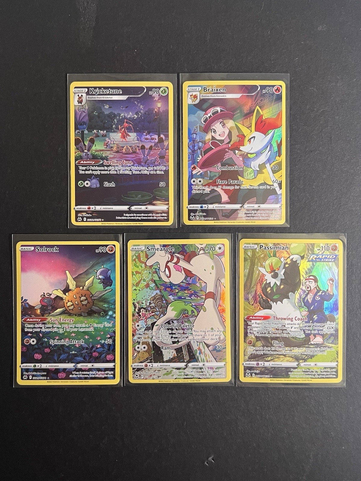 5 Trainer Gallery Pokemon Card Full Art Holo Character Rare TG SWSH ...