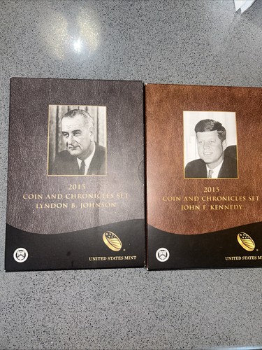 2015 Chronicle Set, John F Kennedy, Lyndon Johnson (no Coins) | eBay