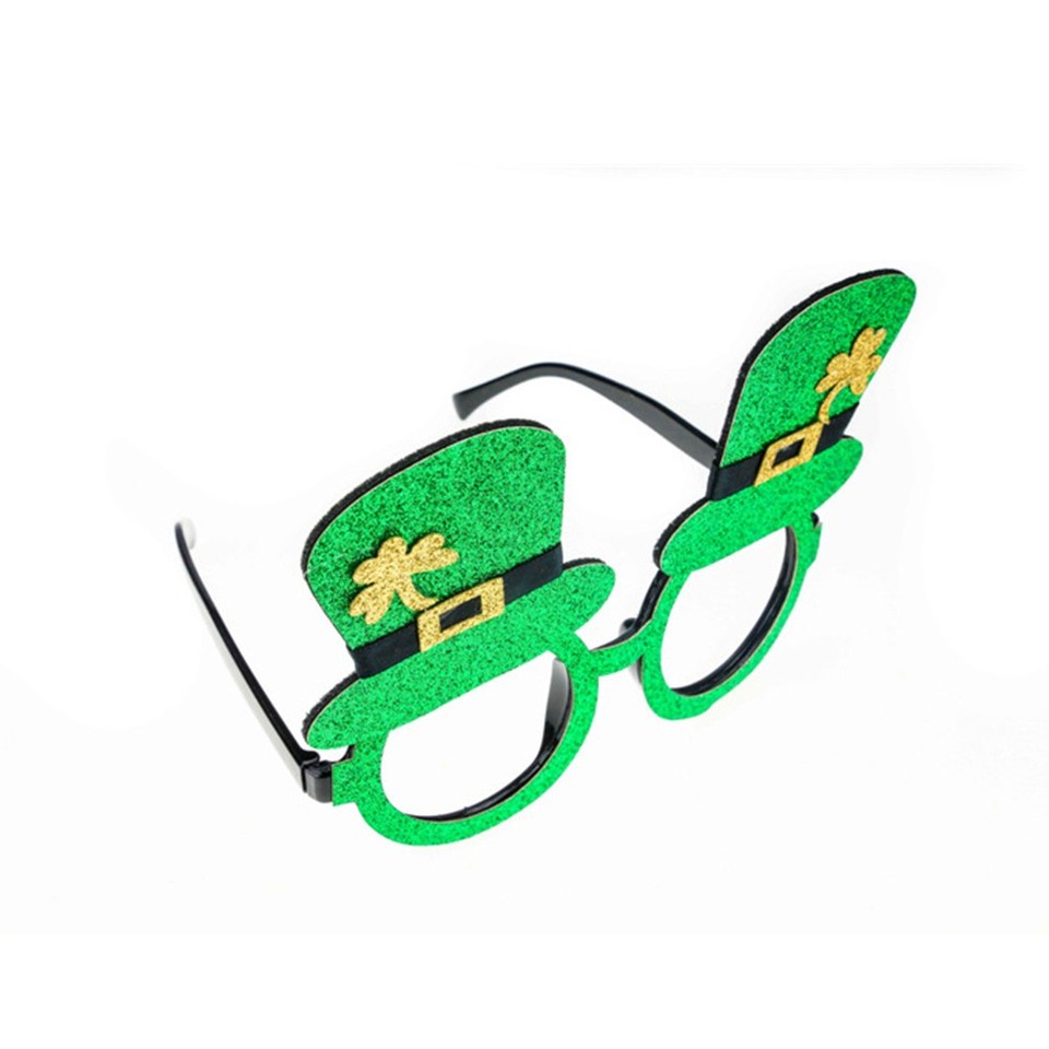 2pcs Funny Dance Party Makeup Glasses Clover Eyeglasses for Masquerade ...