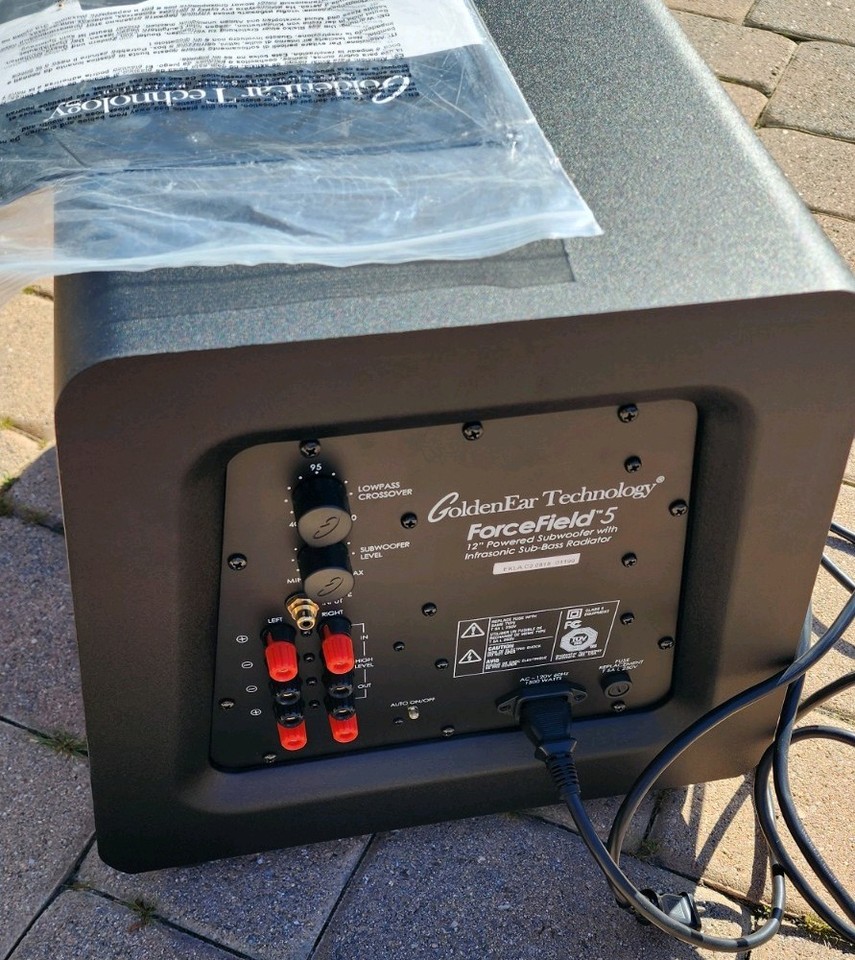 GoldenEar ForceField 5 Powered Subwoofer Speaker | eBay