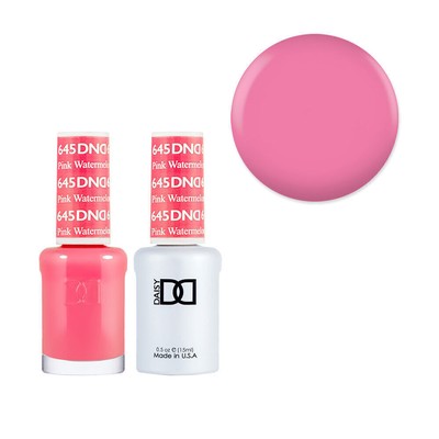 DND 645 Pink Watermelon - Daisy Collection Gel & Lacquer Duo 15ml ...