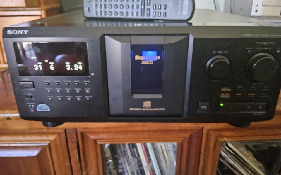Sony CDP-CX355 MegaStorage 300 CD Changer - with remote control | eBay