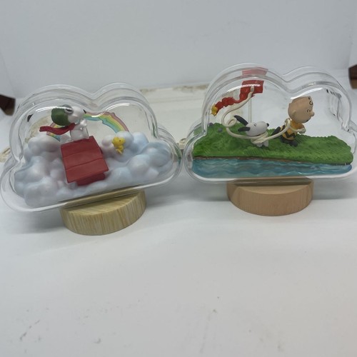 PEANUTS Snoopy Figure Collectible Interior Decor Charlie Brown Weather ...