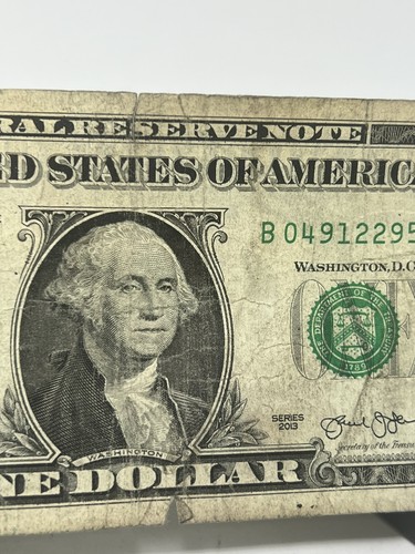 2013 B $1 Star Notes Lot Of 20 Duplicated Serial Number Dollar Bills ...