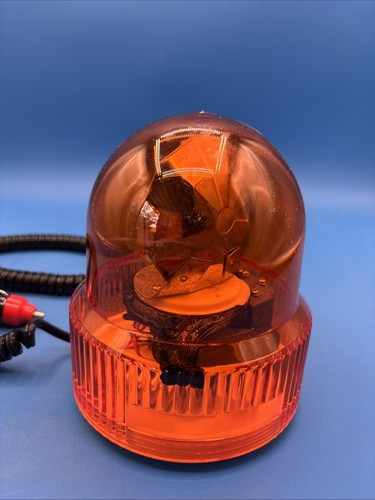 VTG Revolving Flashing Emergency Light Orange Cigarette Vehicle Lighter ...