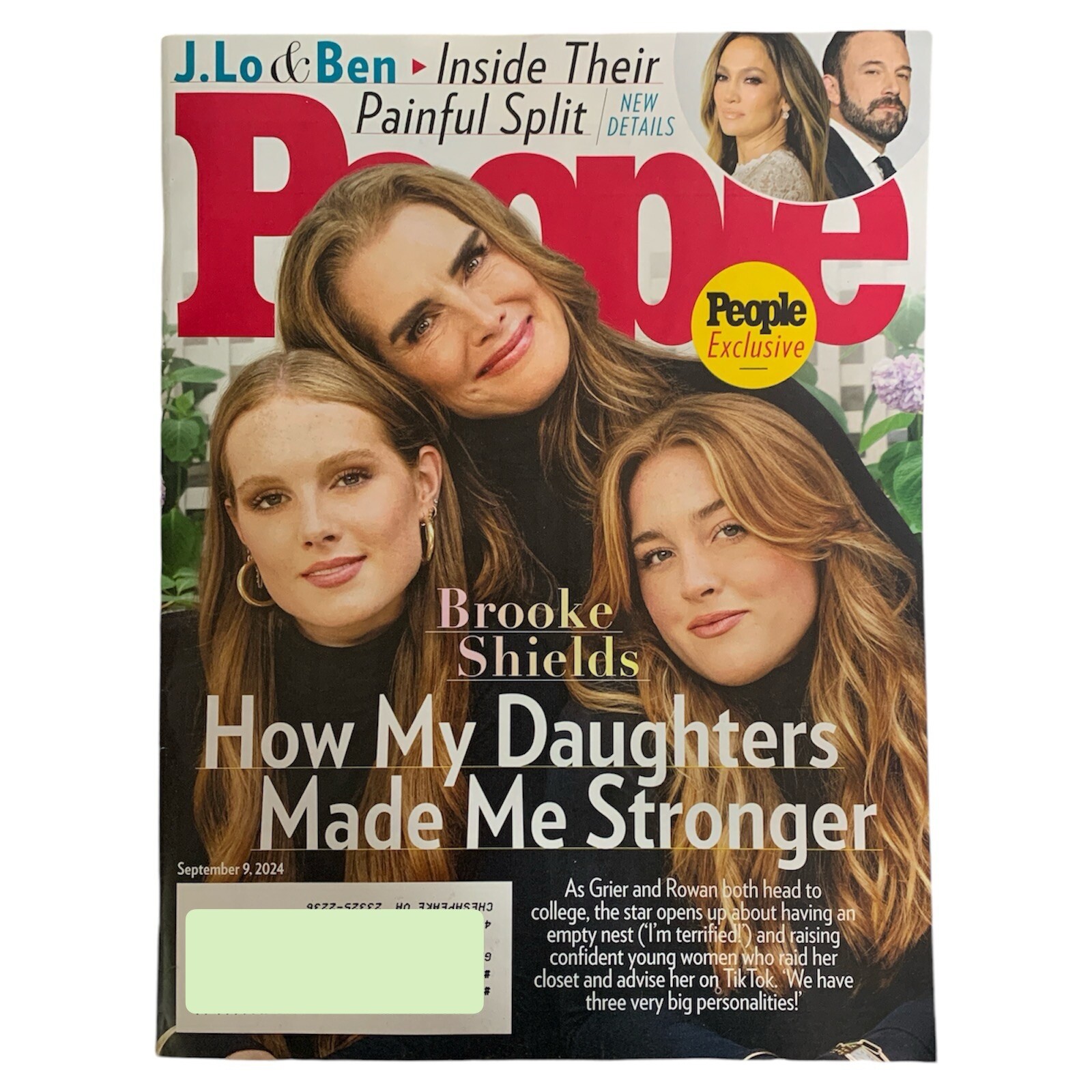 People Magazine September 9 2024 Brook Shields Daughters J.Lo And Ben ...