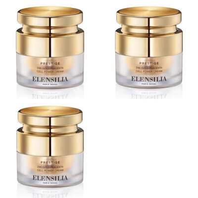 Elensilia Prestige 24K Gold Placenta Cell Power Cream 50ml*3Pcs ...