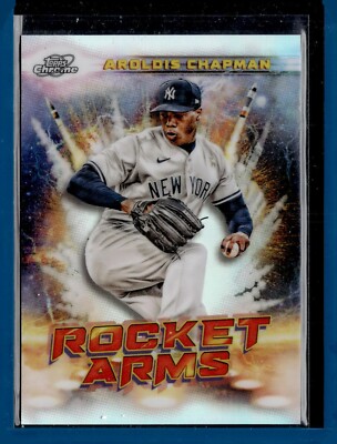 2022 Topps Cosmic Chrome #RA-8 Aroldis Chapman Rocket Arms Refractor ...