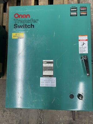 Transfer Switches - Onan Automatic Transfer Switch