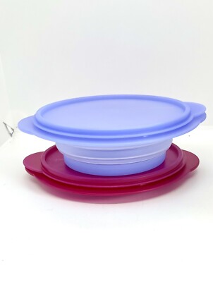 Tupperware Set 2 x Expandable & Collapsible Containers Bowls | eBay ...
