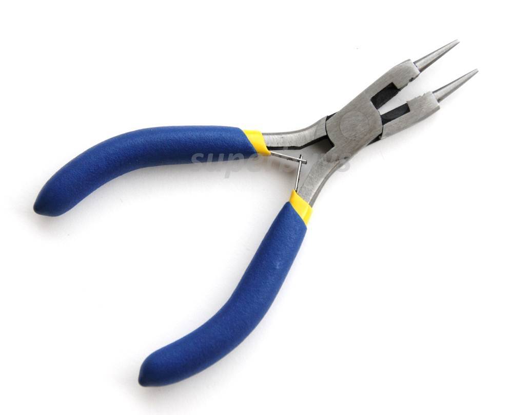 4 in 1 Round Pointed Nose Crimper Loop Cutting Cutter Pliers Beading ...