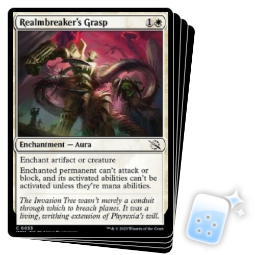 REALMBREAKER'S GRASP X4 March Of The Machine MOM Magic MTG MINT CARD | eBay