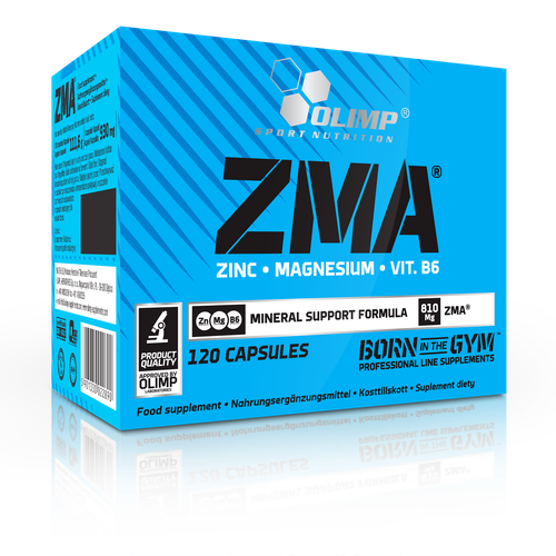 ZMA 120 Capsules | Zinc Magnesium Aspartate + L-Optizinc | Deep Sleep ...