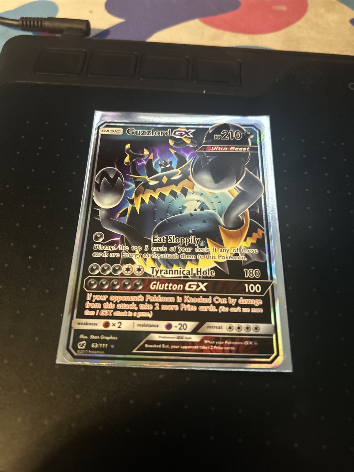 Guzzlord GX - SM Crimson Invasion 63/111 - Ultra Rare Pokemon Card | eBay