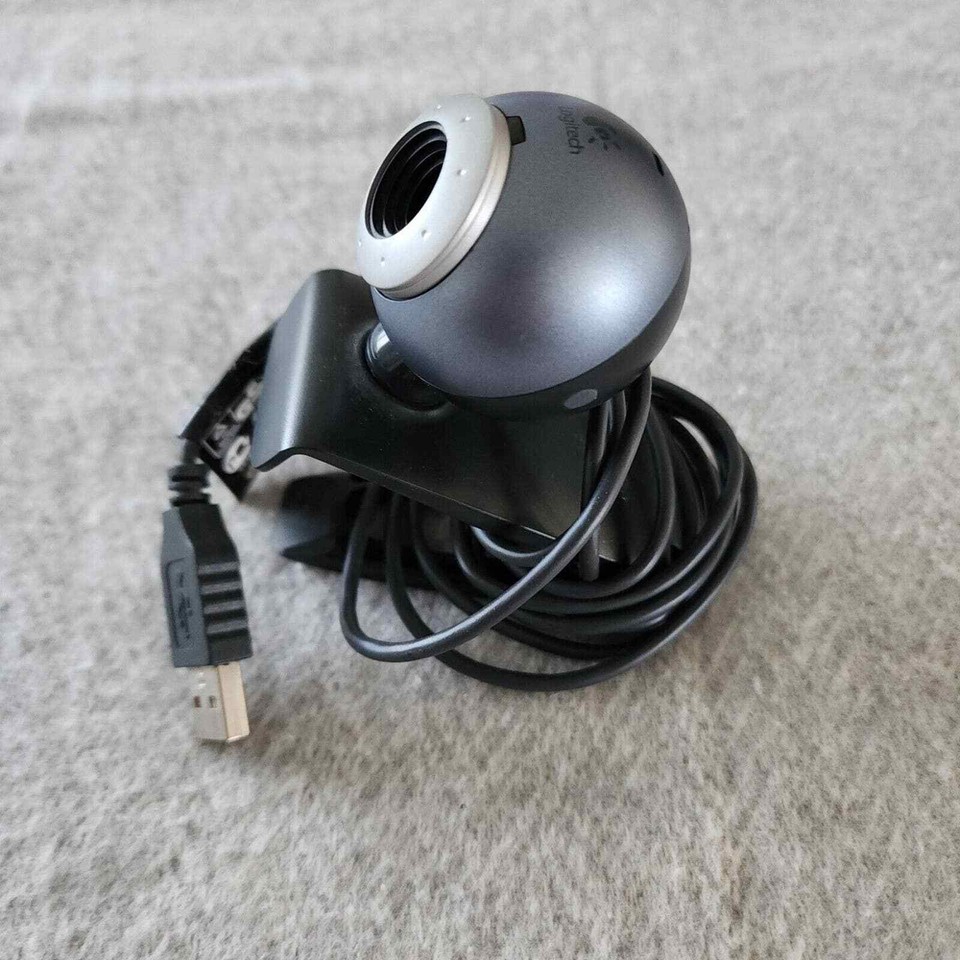 Logitech Webcam V-UBC40 Clip-on Black | eBay