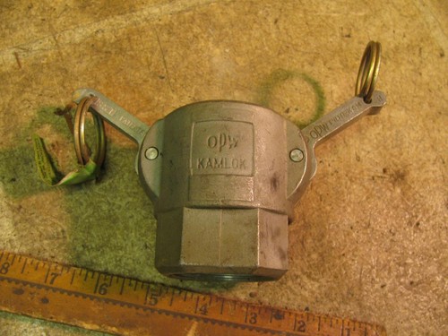 OPW 1-1/2" 633D SST Stainless Steel Kamlok Female Coupling Coupler Cam ...