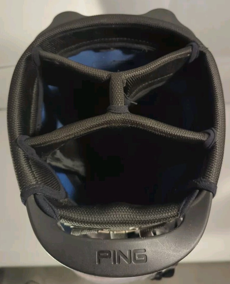 Ping Mascot Golf Stand Bag - Blue/Black - Backpack Style Carry Strap | eBay