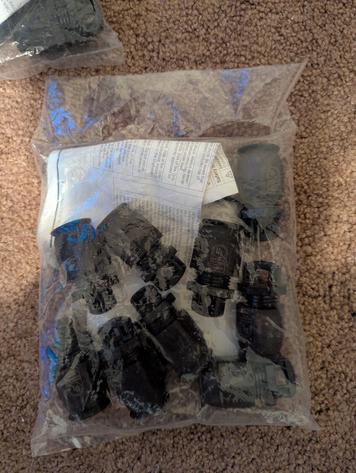 Terminator cap for Q cable ends, pack of 10, PV connector | eBay