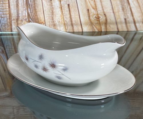 1960s Creative Fine China PLATINUM STAR BURST Japan 1014 Atomic ~ Gravy ...