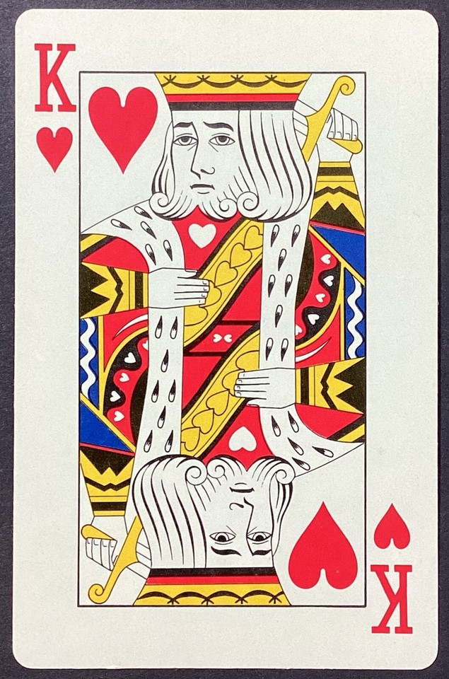 Eckerd Drugs Ad Vintage Single Swap Playing Card King Hearts | eBay