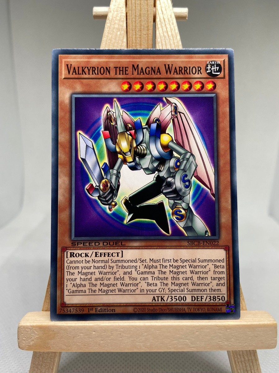 Valkyrion Magnet Warrior Yugioh ORIGINAL Valkyrion The Magna Warrior