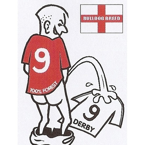 Football car sticker: wee~pee on your rival team shirt~Assorted teams ...