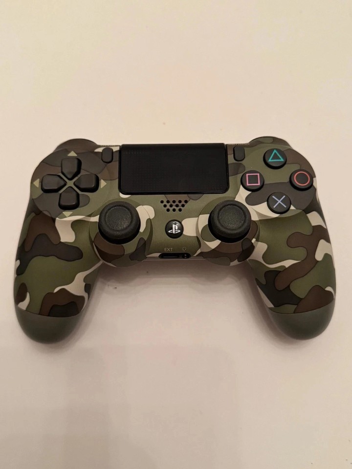 Sony PlayStation 4 PS4 Dualshock 4 Controller Green Camo - Gently Used ...
