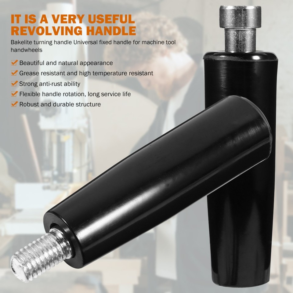 Set of 2 Bakelite Revolving Handle Crank Handles Thread Through ...