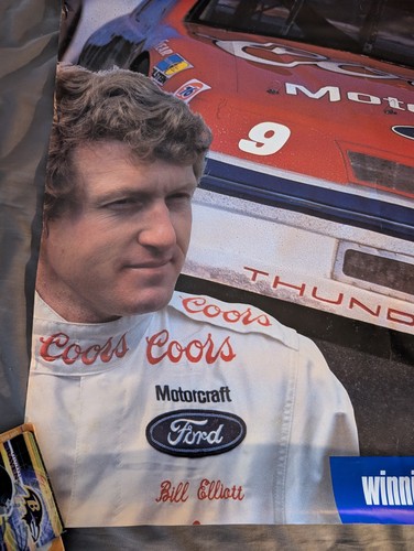 BILL ELLIOTT WINNIN THE WORLD OVER COORS POSTER 26X37.5 FORD ...