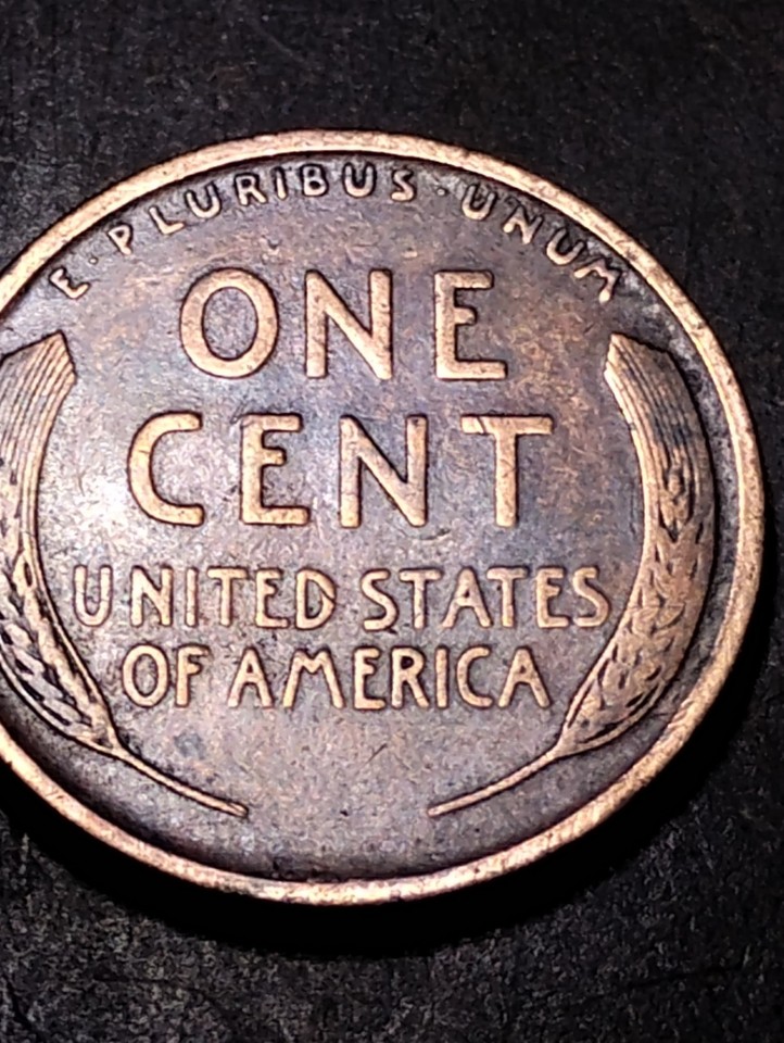 1909 vdb wheat penny with errors no t at end of trust and a 8 on the ...